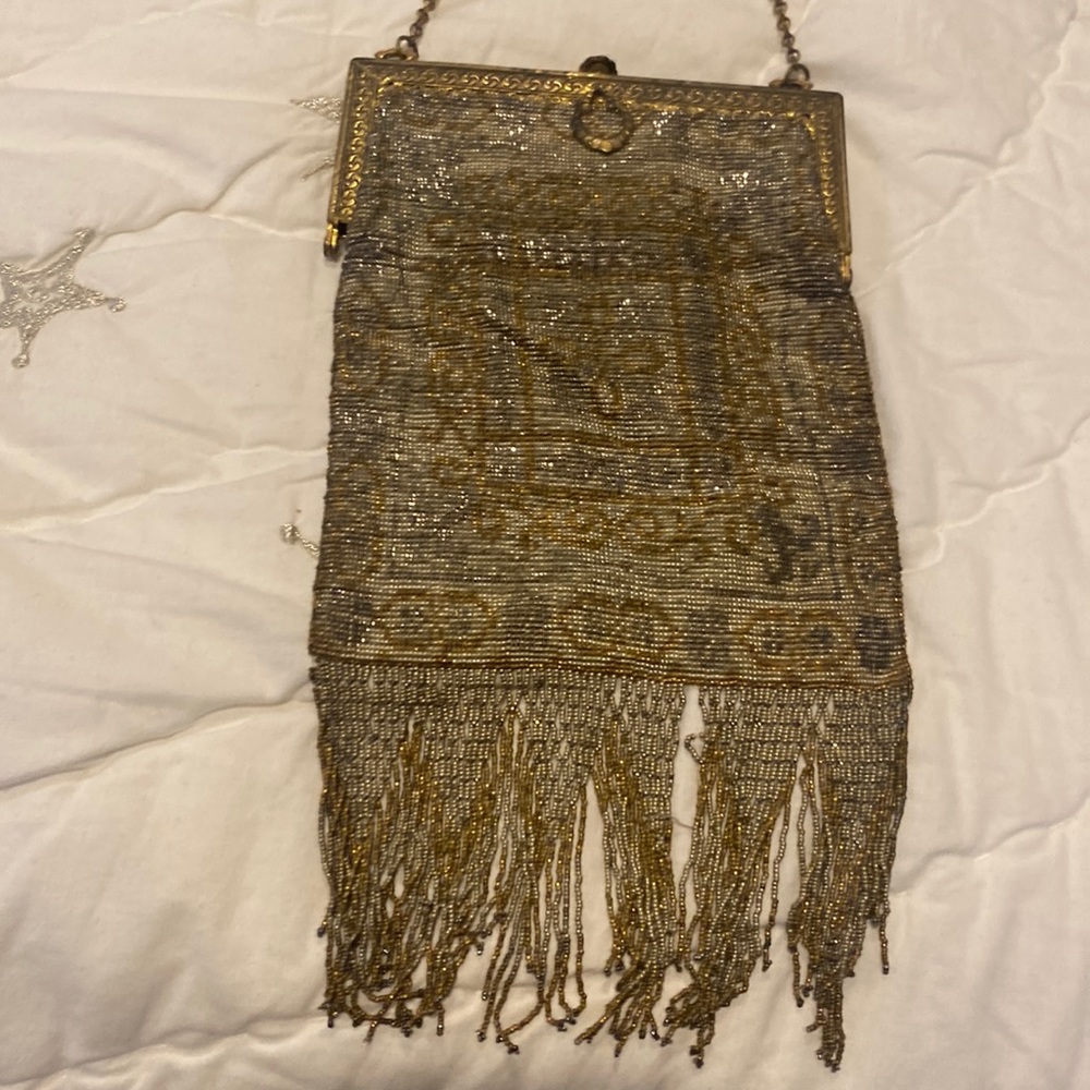 Antique Beaded Bag - Gem